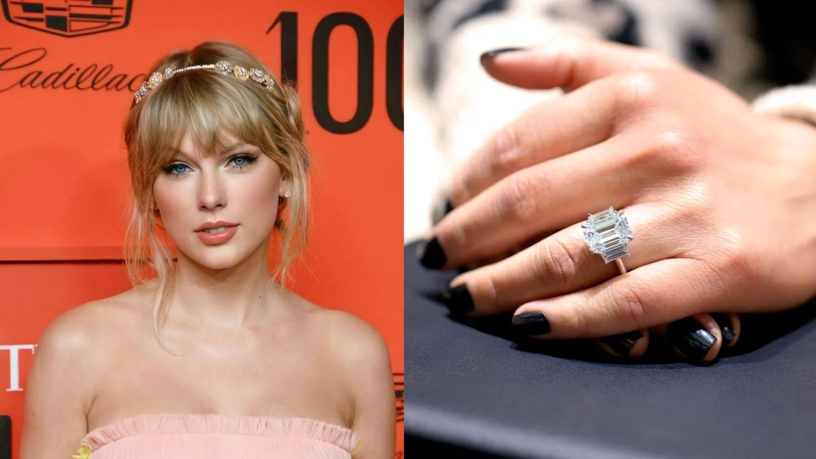 Taylor Swift Engagement Ring - Emerald Diamond
